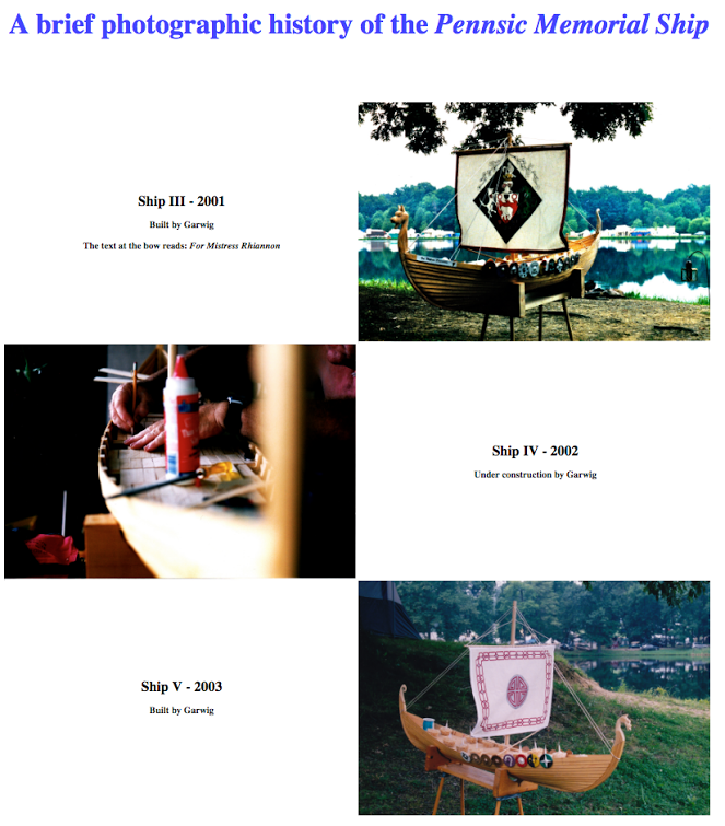 Pennsic Ship Gallery – Industry Living History